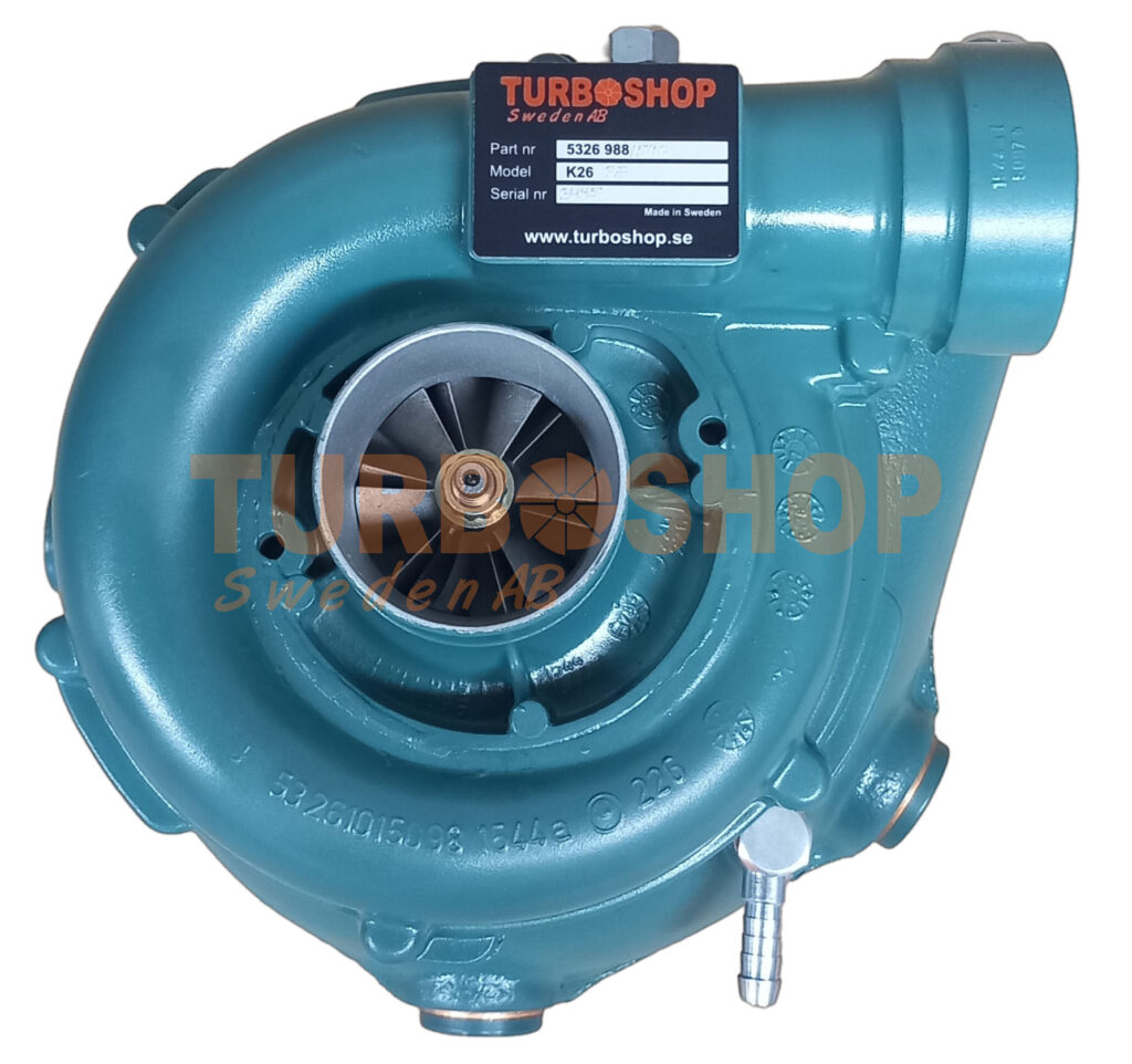 Volvo Penta K26 turborenovering med rustfri muffe, TAMD30, TMD30 ...